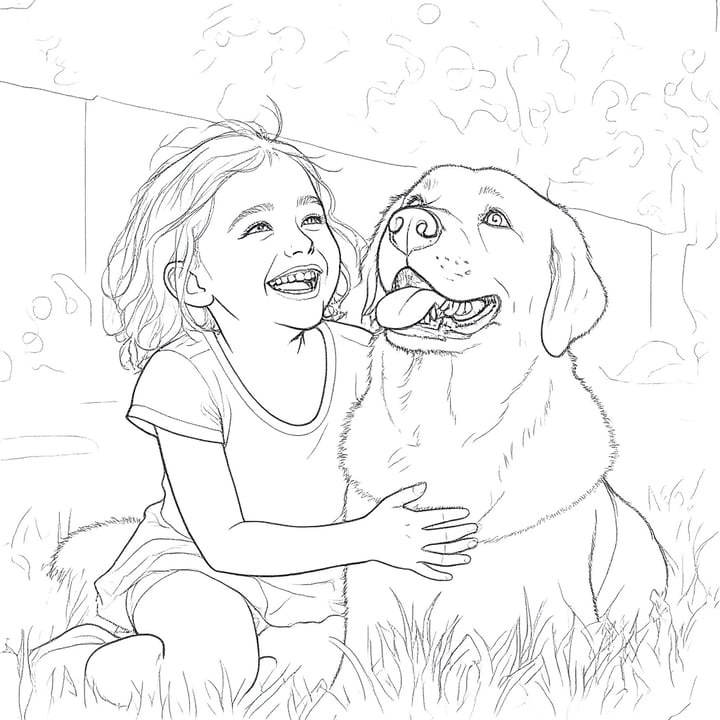 how to turn pictures into coloring book pages
